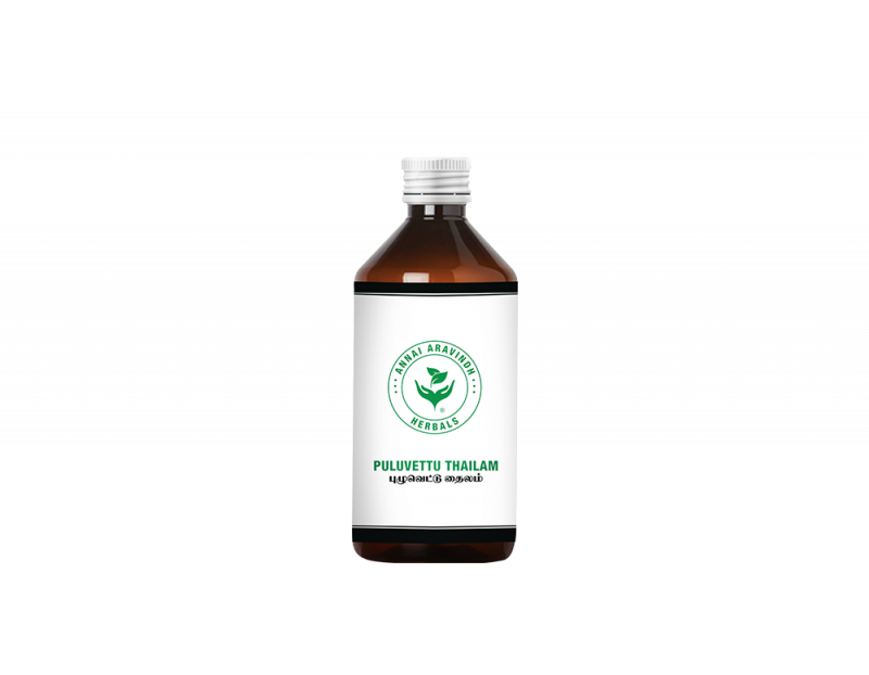 Puluvettu Thailam - Annai Aravindh Herbals (P) Ltd